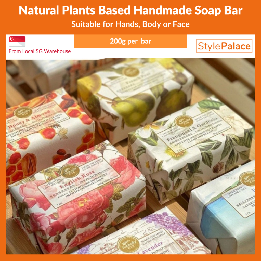 [SG Stock] Hanbolly Scented Shampoo Bar soap Skin Care Natural Plants ...