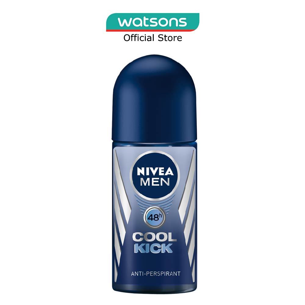 NIVEA Men Cool Kick Deodorant Roll-On 25ml | Shopee Singapore