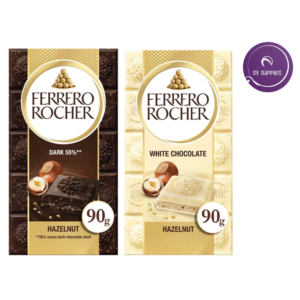 【Ready Stocks】Ferrero Rocher (Dark Chocolate & Hazelnut/White Chocolate ...