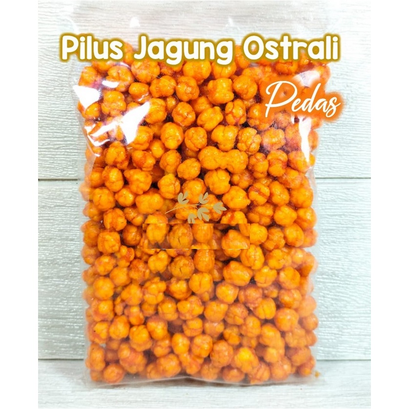 Keripik Jagung Pilus Manis Pedas 250 gr / Corn Coated Snack Sweet Spicy ...