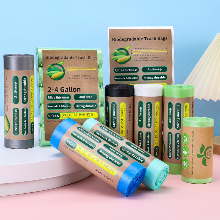 100pcs Eco-Friendly Biodegradable Household Garbage Rubbish Trash Waste ...
