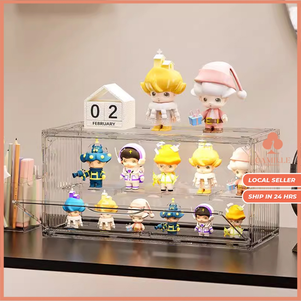 2025 Acrylic Display Box Popmart Display Case Stackable Magnetic Door ...