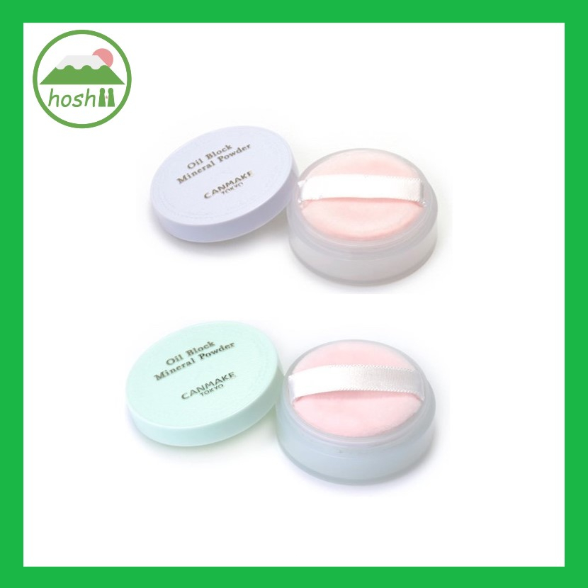 CANMAKE Oil Block Mineral Powder Clear C01 / Fluffy Mint 01 | Shopee ...