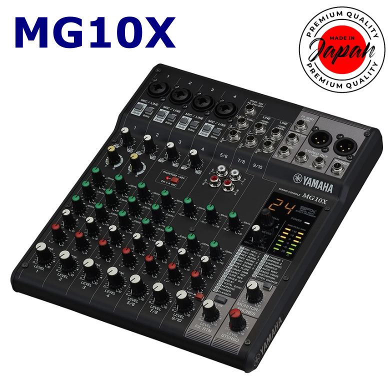 YAMAHA MG10X 10 Channel PA&SR Mixing Console Equipped with 24 types of ...
