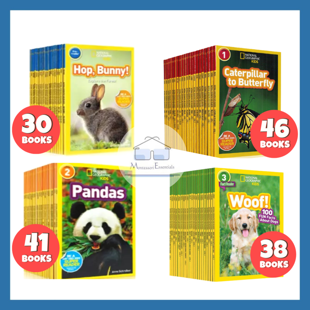 [SG STOCK] National Geographic Kids Book Pre-Reader, Level 1, Level 2 ...