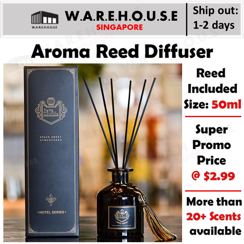 [Warehouse] 50ml Hotel Series Aroma Reed Diffuser | Shopee Singapore