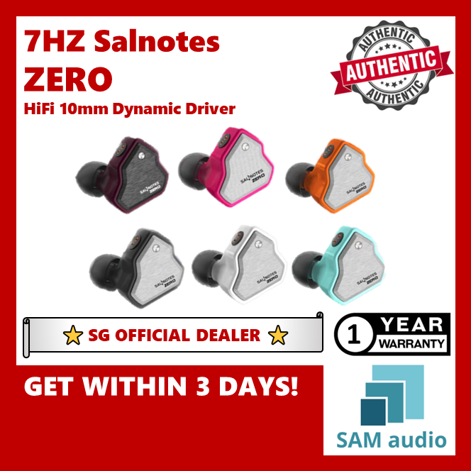 [🎶SG] 7HZ Salnotes Zero 10mm N52 Magnet Metal Composite Diaphragm ...