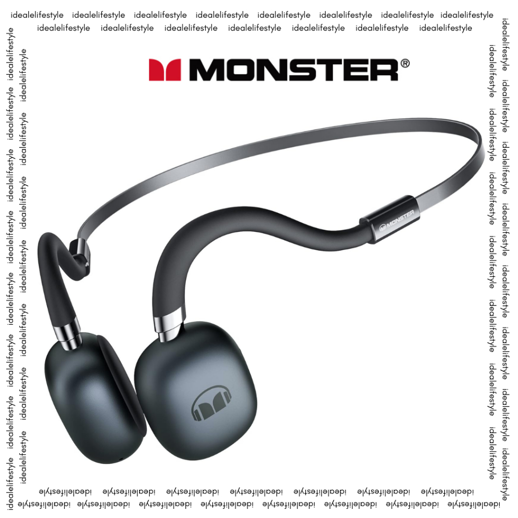 Monster Open Ear Headphones Wireless Sport Bluetooth 5.3 with Mic, Air ...