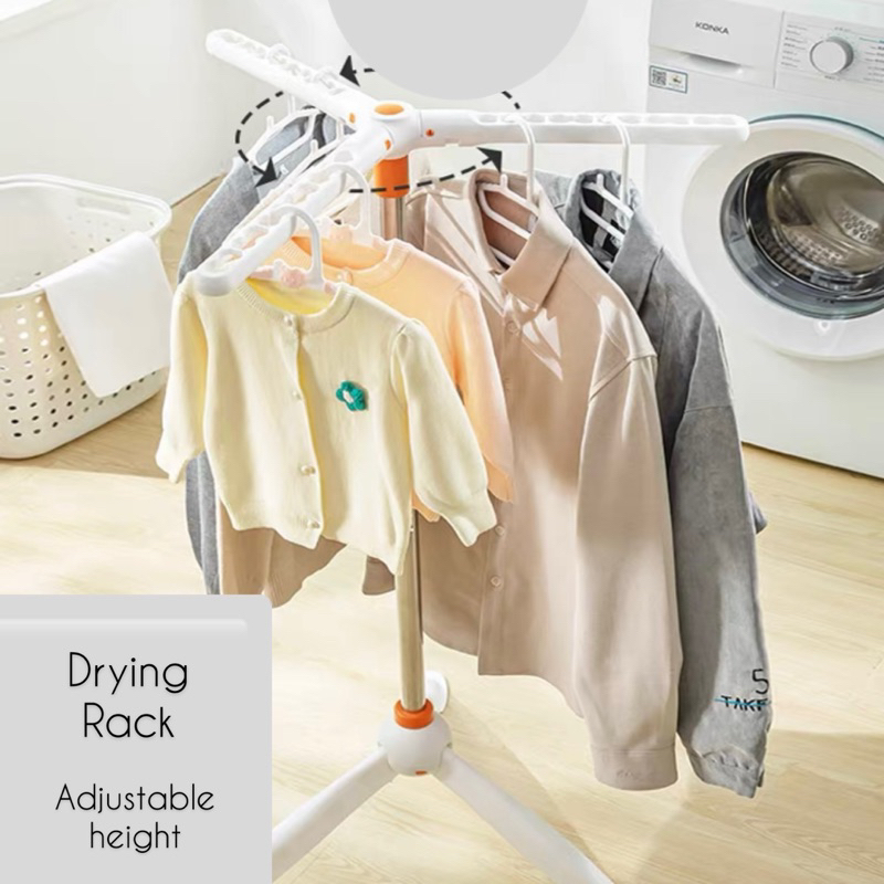 (Ship from SG) Foldable Clothes Drying Rack | Shopee Singapore