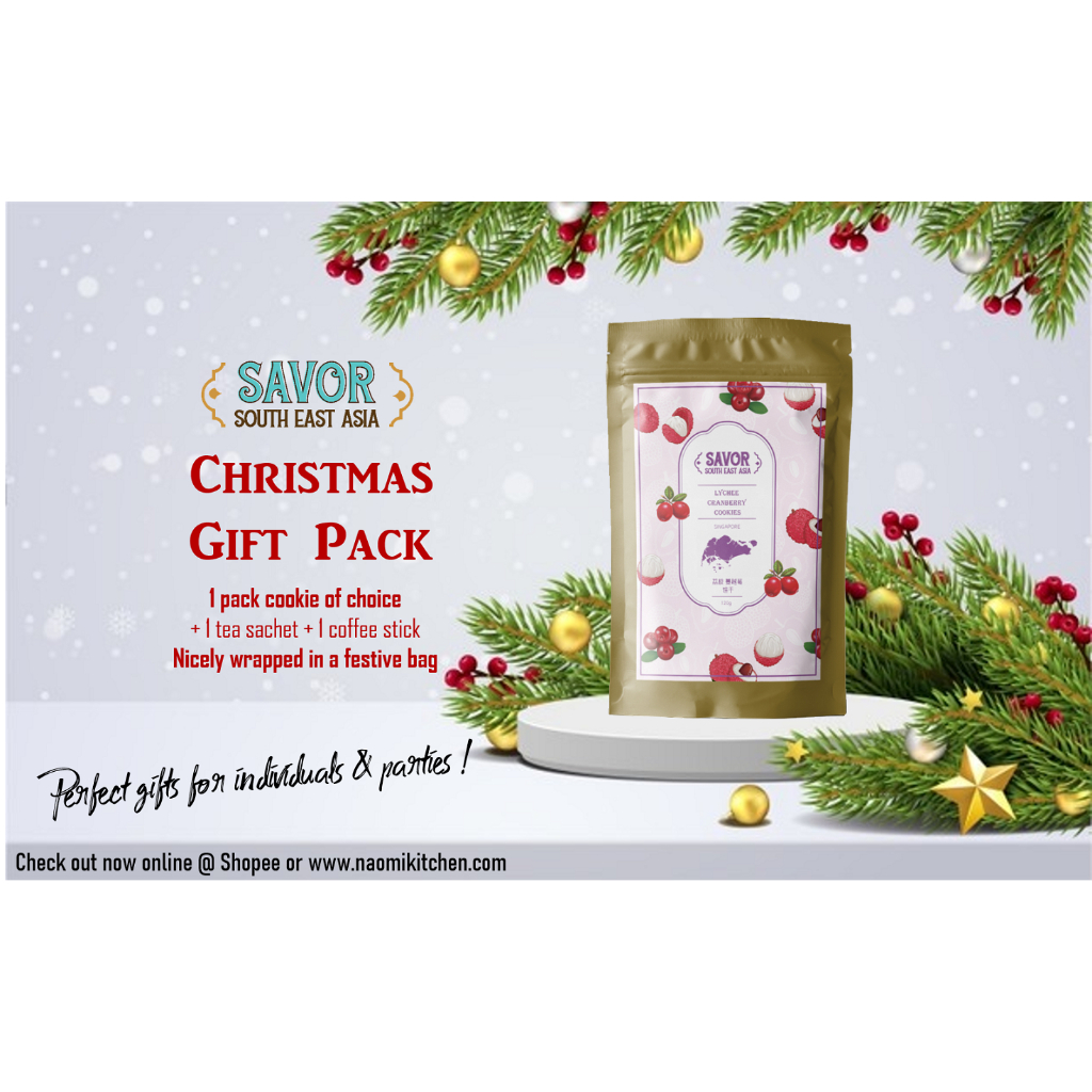 Savor Cookies 2023 Christmas Gift Pack by Naomi | Shopee Singapore