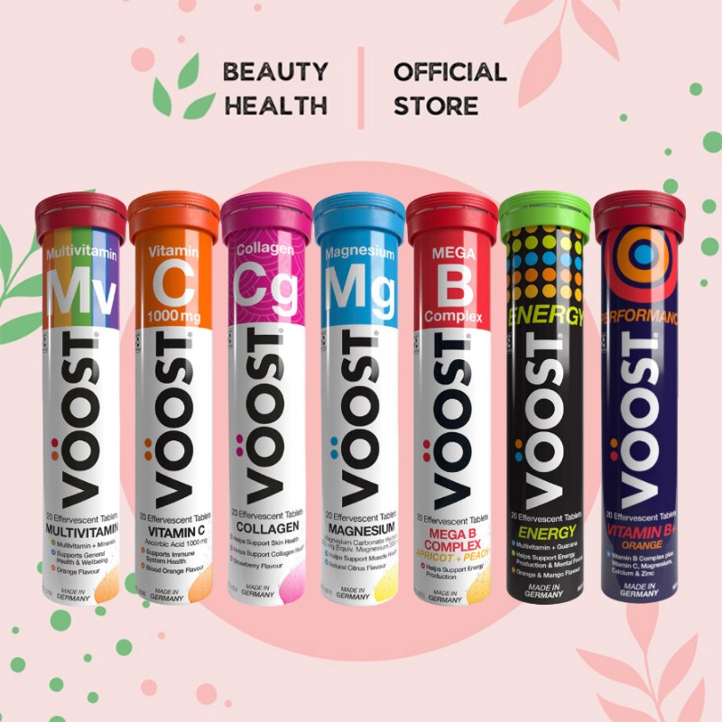 VOOST Effervescent Vitamins | Collagen, Energy, Vitamin B+, Magnesium ...
