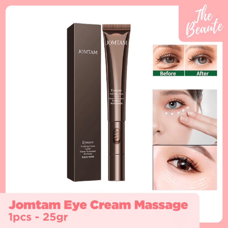 EYE CREAM MASSAGE | ANTI EYE BAGS DARK CIRCLES JOMTAM Gold Caviar 25g ...