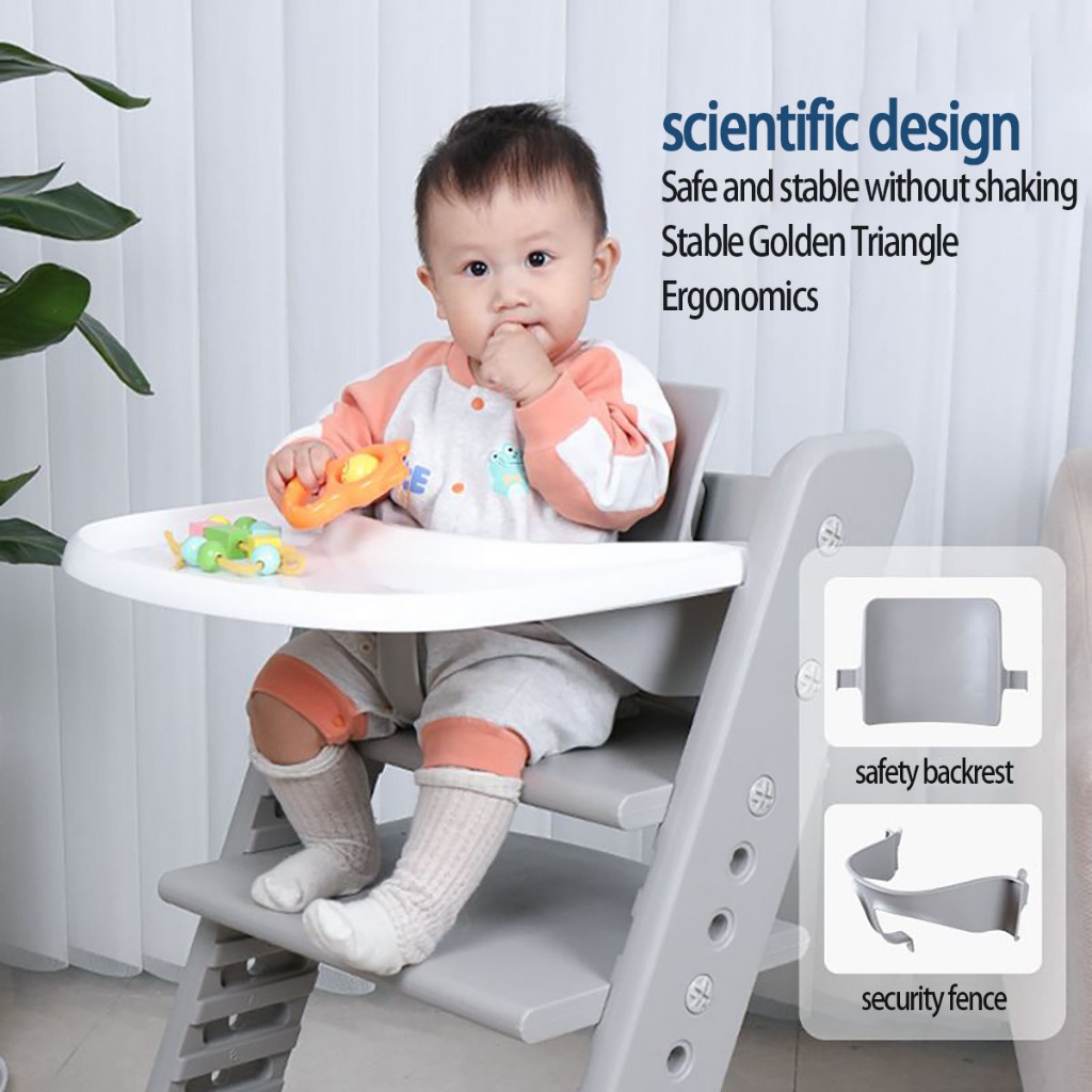 Multipurpose Baby Chair Adjustable Height Baby High Chair Feeding Chair ...