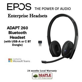 EPOS Adapt 200 series Bluetooth Headset | Shopee Singapore