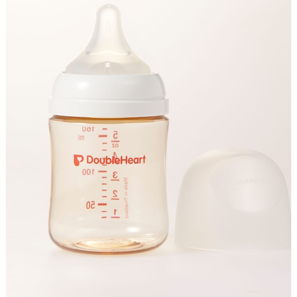 Double Heart 3rd Genuine White PPSU 160 ml(s taker included) | Shopee Singapore