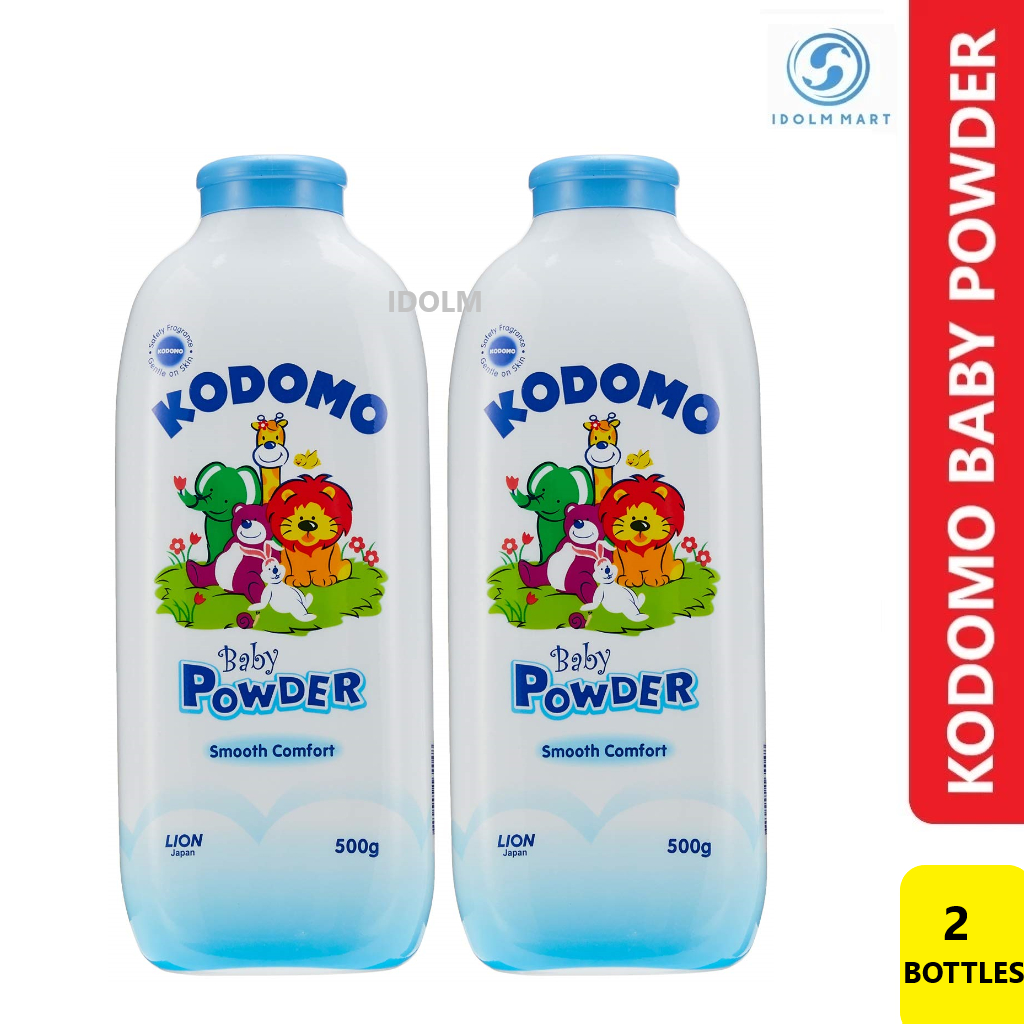 Kodomo Baby Powder Smooth Comfort 500g x 2 | Shopee Singapore