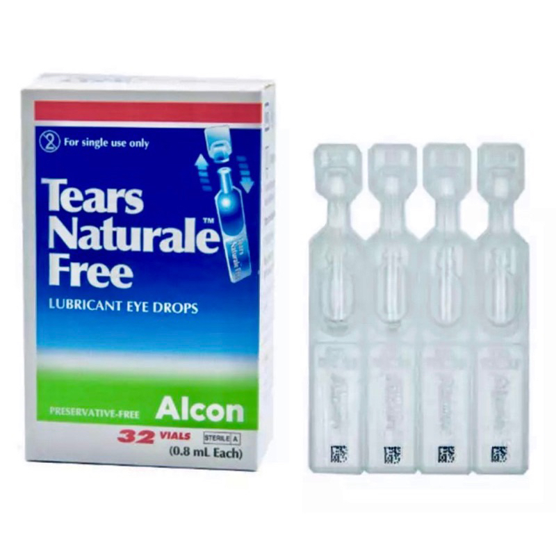 ALCON TEARS NATURALE FREE Lubricant Eye Drops 4'S | Shopee Singapore