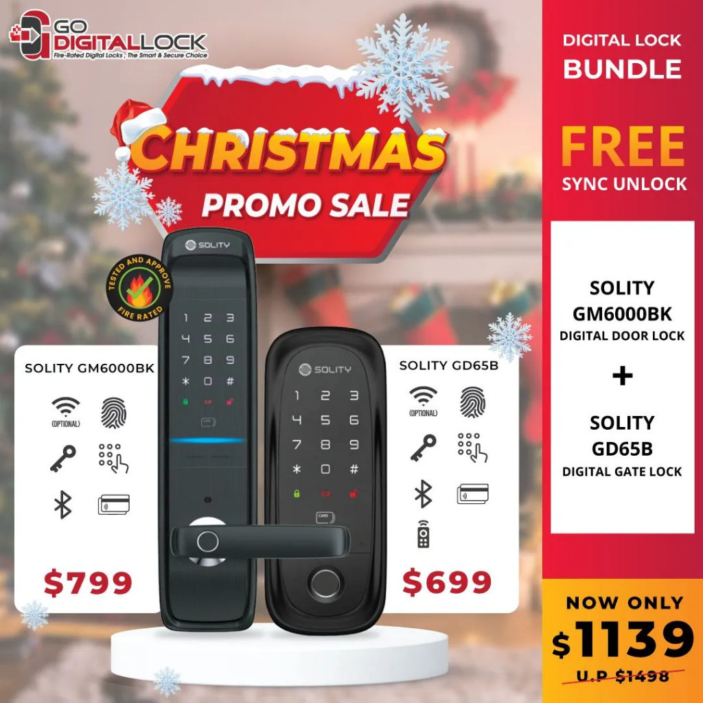 Christmas Promotion Sale for Digital Locks | Solity Digital Lock ...