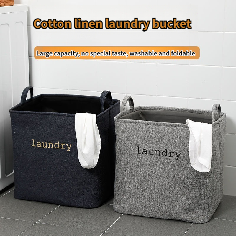 💚SG💚Foldable laundry basket, clothing toy storage basket, large ...