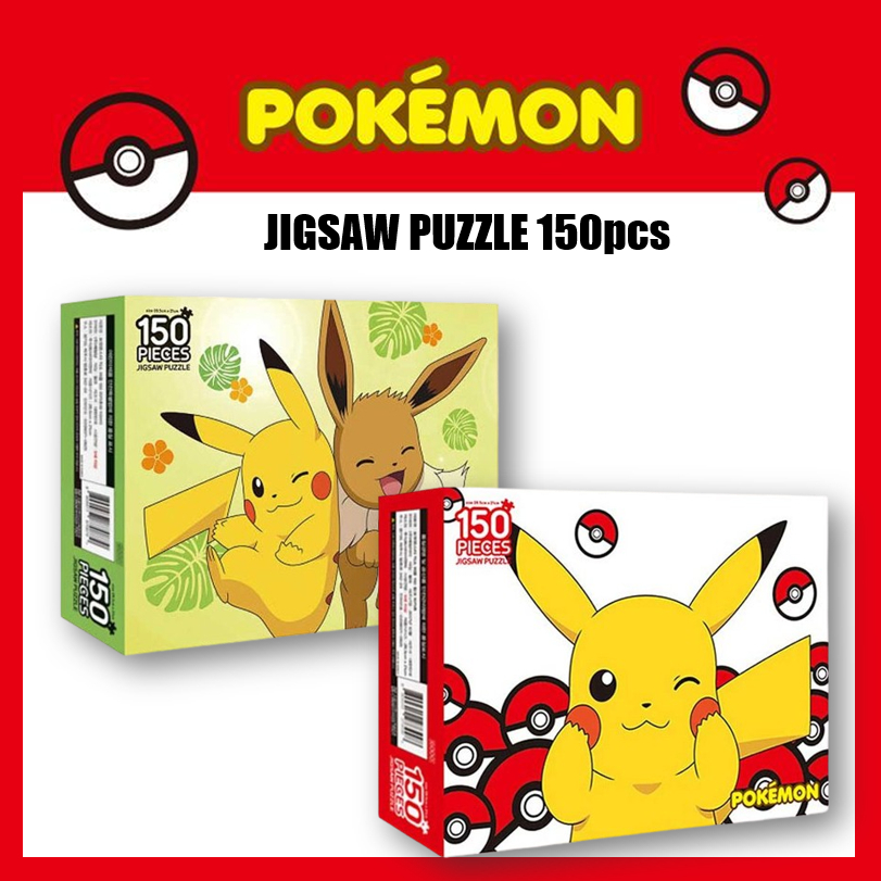 [POKEMON] Pikachu Jigsaw puzzle 150pcs (Pikachu/Eevee) | Shopee Singapore