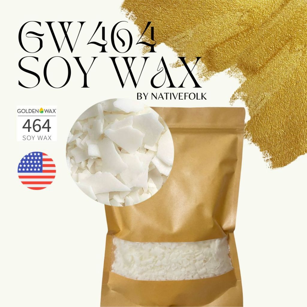 Golden Wax 464 | 100% Soy Wax | USA | 1kg | DIY Beginner's Candle making | Shopee Singapore