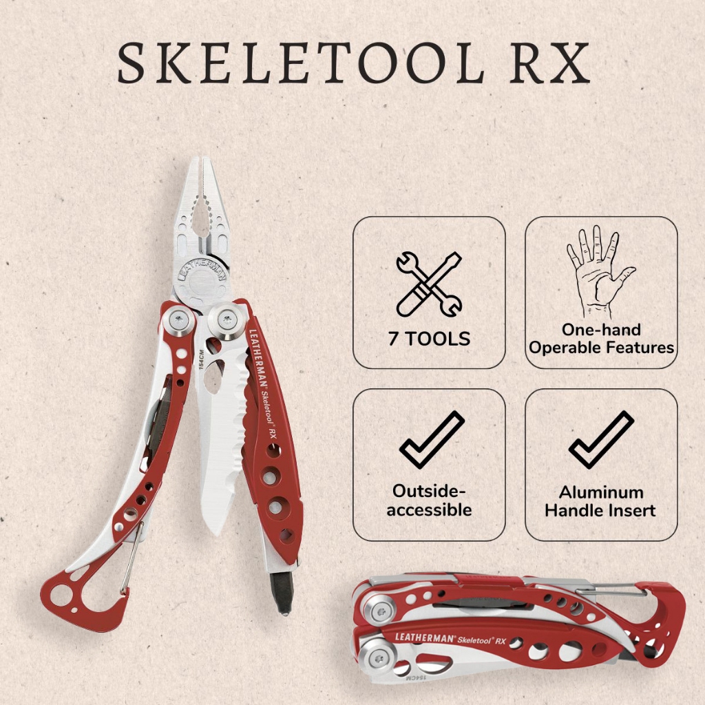 LEATHERMAN SKELETOOL RX | Shopee Singapore