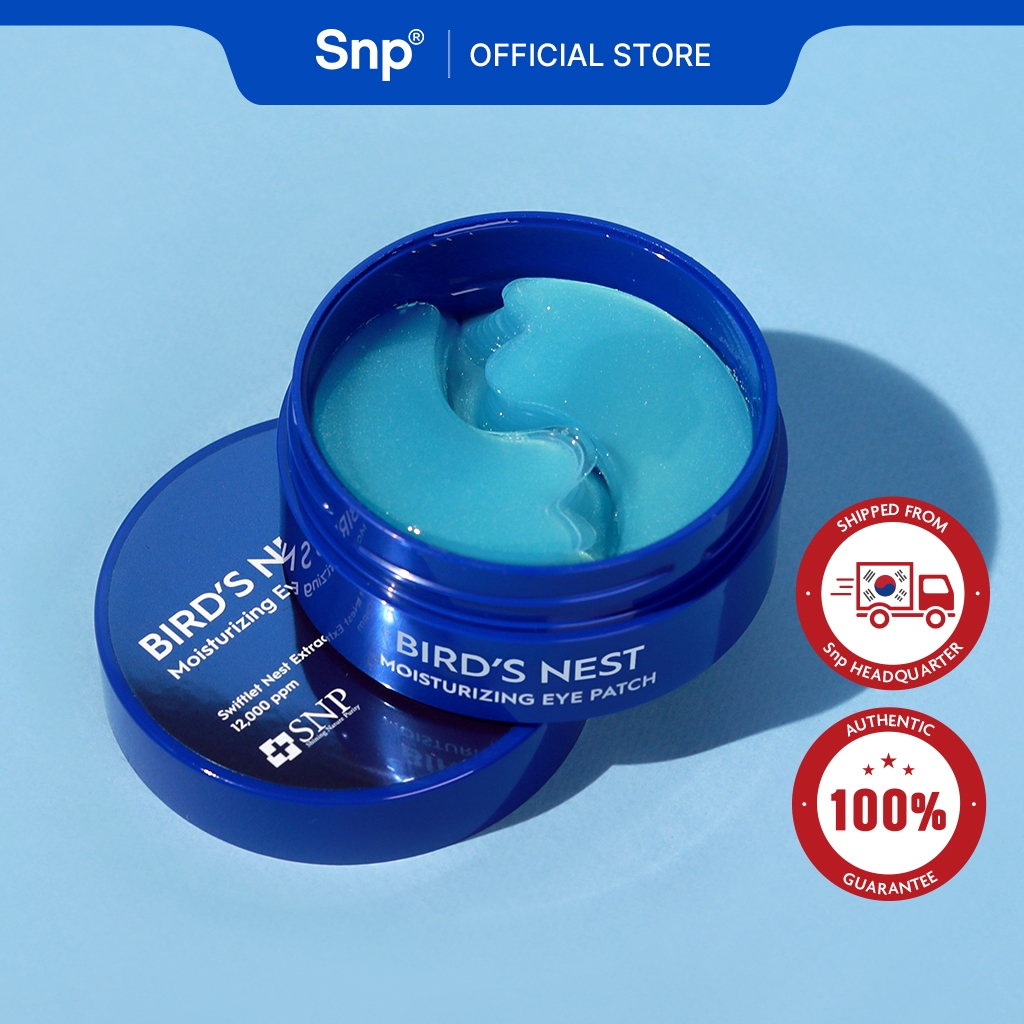 SNP Bird's Nest Moisturizing Eye Patch 60pcs | Shopee Singapore