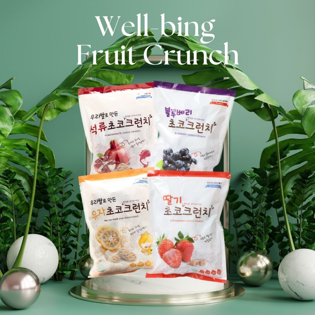 MODORI Fruit Crunch Snack Set 720g (180g*4box), K-snack, Cereal ...