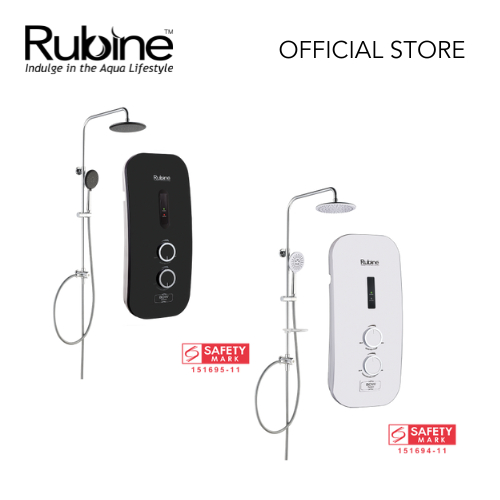 RUBINE 2388 Electric Instant Water Heater With Rainshower AC Pump ...