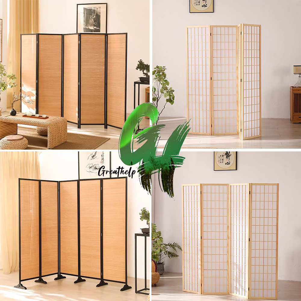 [FREE Base]⭐CLASSIC JAPANESE DIVIDER⭐Bamboo Room Divider Room Separator ...