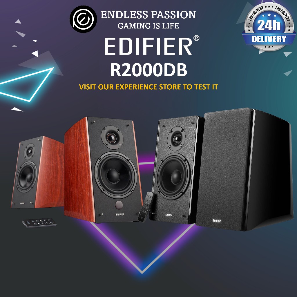 Edifier R2000DB Bluetooth Bookshelf Speakers | Shopee Singapore