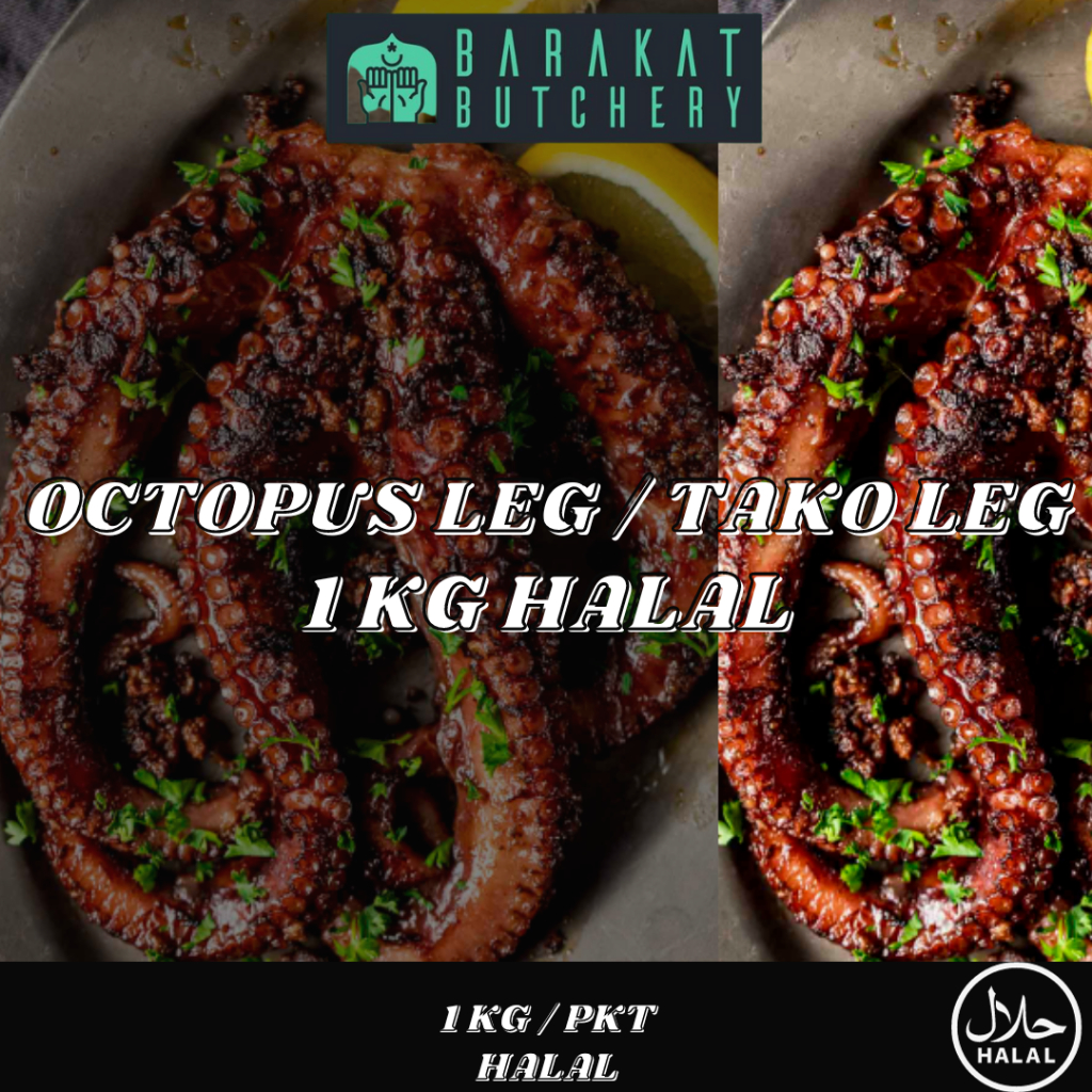 FROZEN OCTOPUS LEG 1KG TAKO LEG 1KG/PKT HALAL | Shopee Singapore