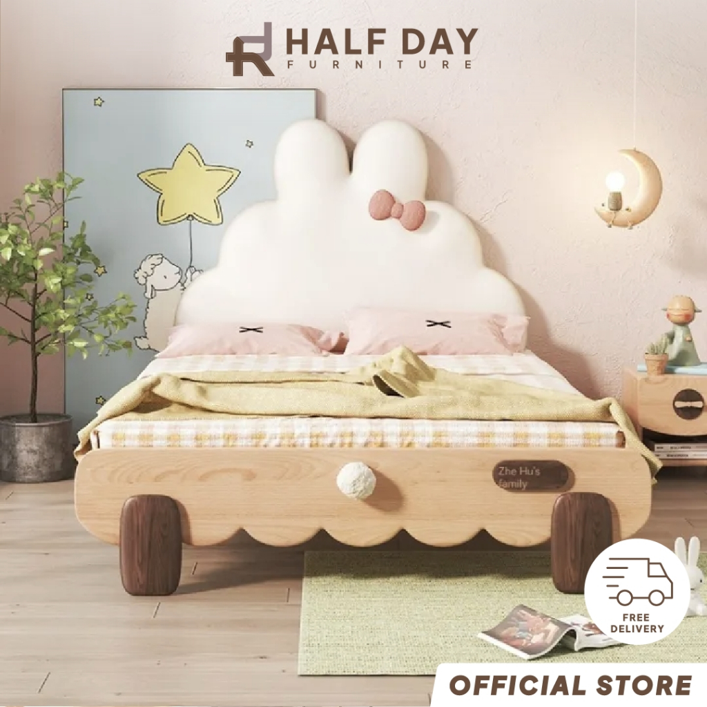 Halfday - Cotton bunny bed solid for kids bunk bed Children bed Bed ...