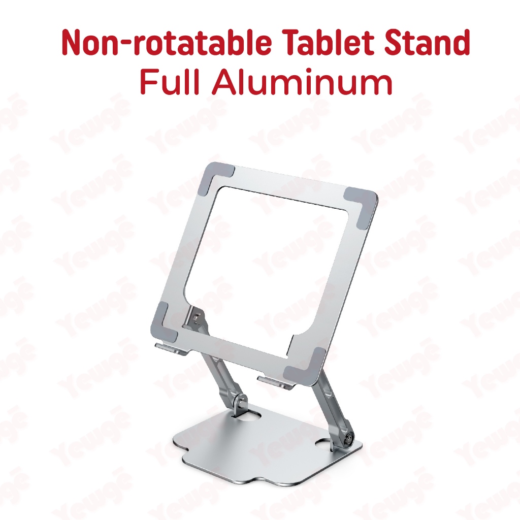 Heavy Duty Aluminum Laptop & Tablet Stand Reinforced Joints Adjustable ...