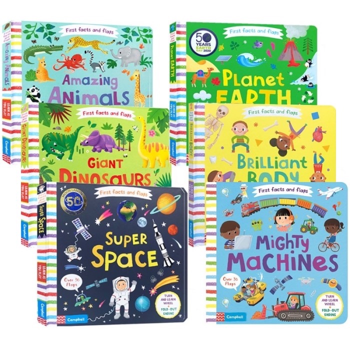 🇸🇬 [SG Stock] First Facts and Flaps Series Campbell Books Interactive ...