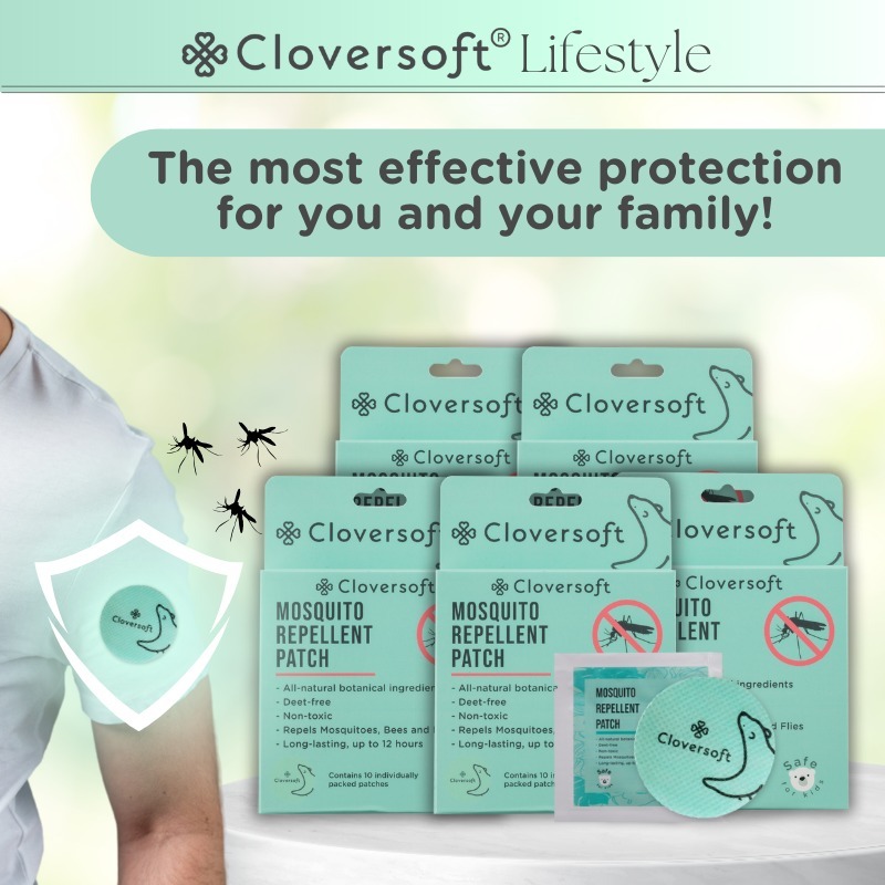 [Cloversoft Official] Mosquito Patch And Garden Insects Repellent Patch ...