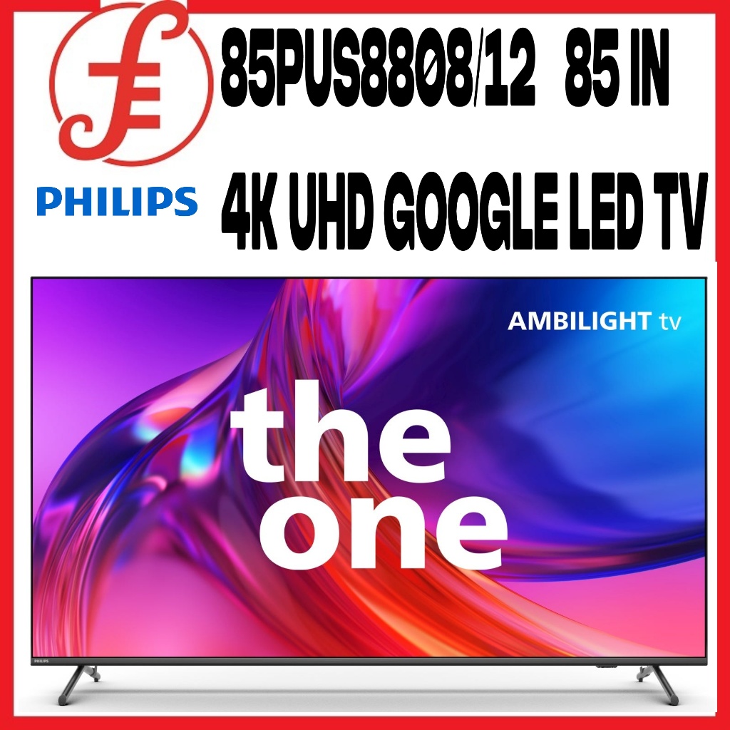 PHILIPS 85PUS8808/12 85 IN 4K UHD | 3 Sided Ambilight |FREE wallmount ...