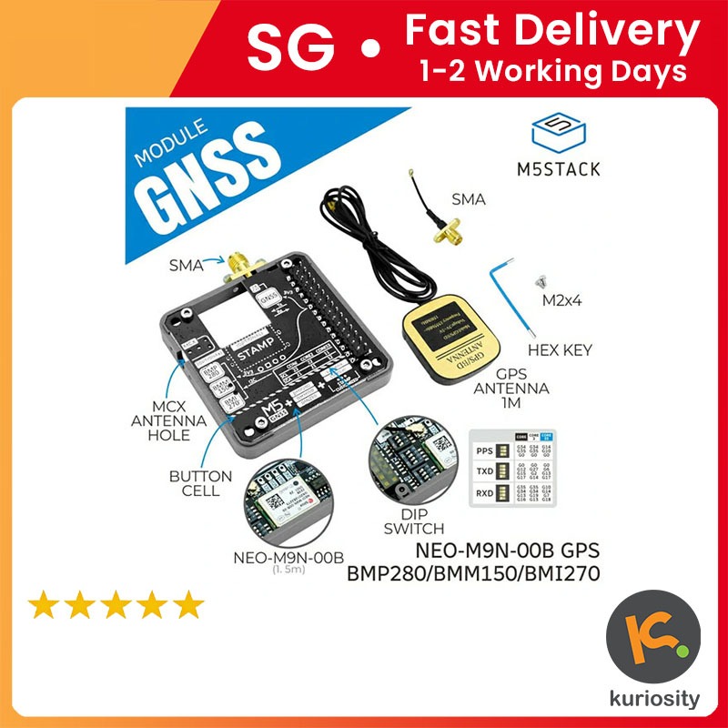 GNSS Module with Barometric Pressure, IMU, Magnetometer Sensors (NEO ...