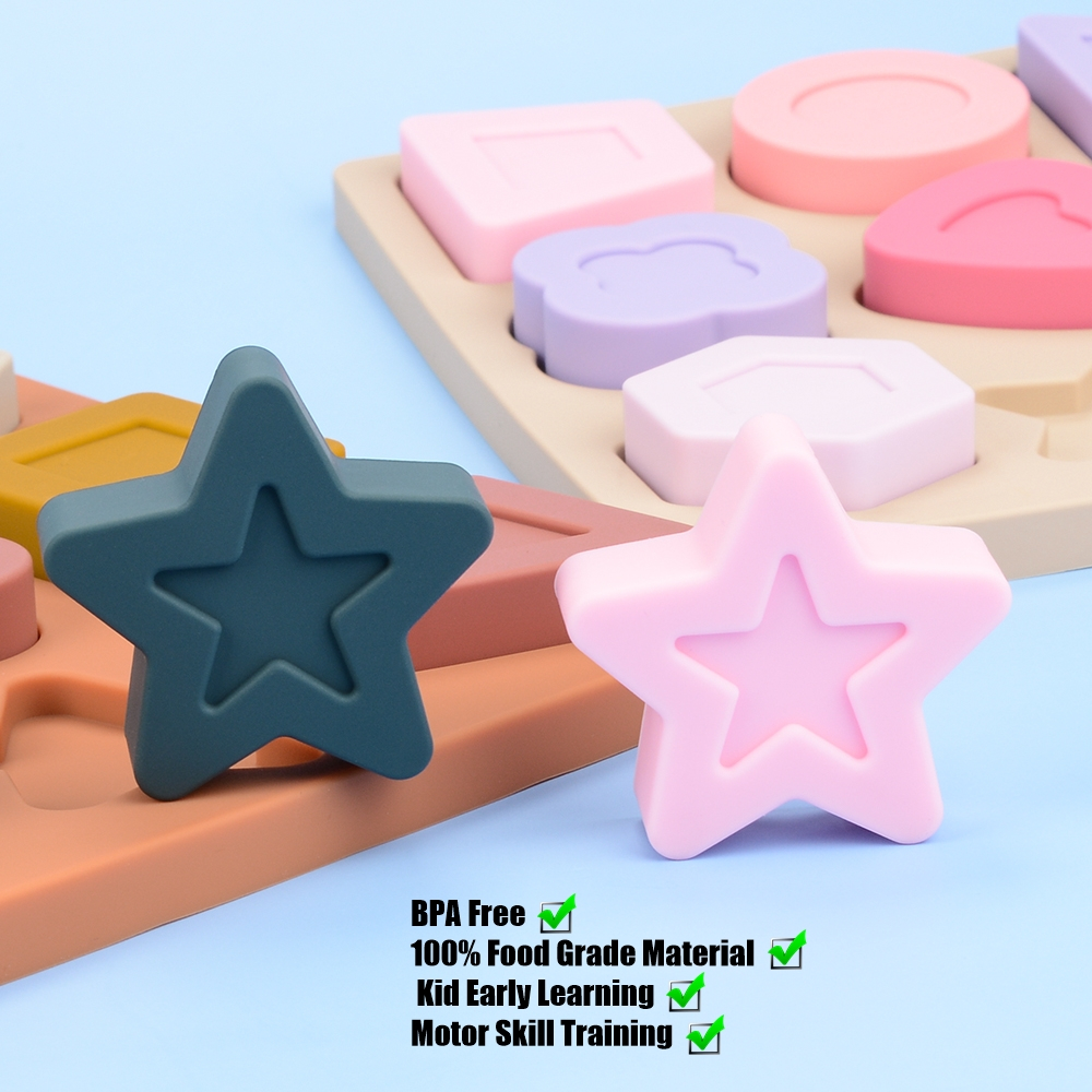 🔥SG Ready Stock🔥Silicone Shape Stacking Toy BPA Free Food Grade ...