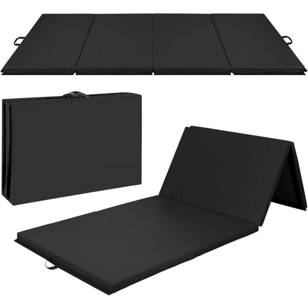 Petra Folding Gym Mat 4-Panel Exercise Gymnastics Aerobics Workout ...