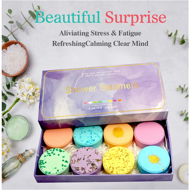 Springs aromatherapy Steamers Tablets Set 8pcs Fatigue Relief Essent ...