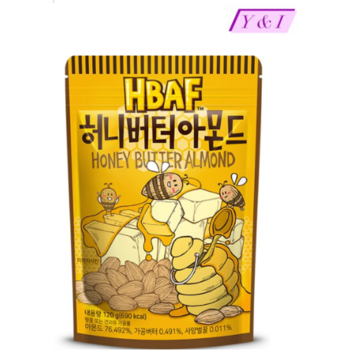 [Korean Snack] HBAF Honey Butter Almond 120g 허니버터 아몬드 | Shopee Singapore