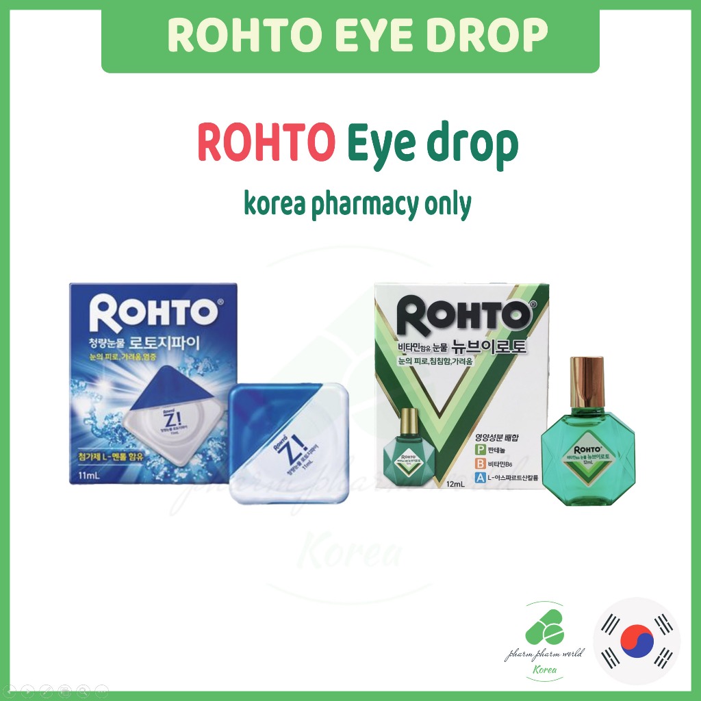 Rohto eyedrop, New V Rohto, Rotho Z, dry and fatigue eye refresh tear ...