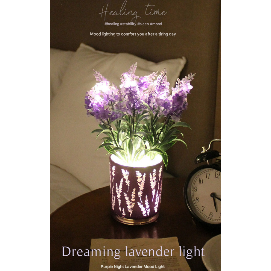 Merryj Handmade Lavender LED Mood Light Lantern makes an excellent gift ...