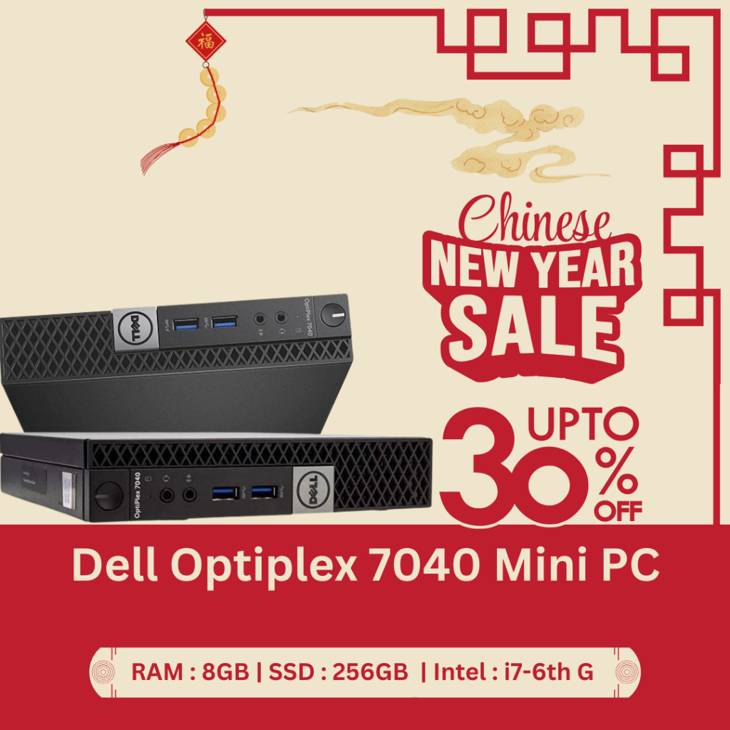 Refurbished Dell Optiplex 7040 Mini PC -Intel Core i7-6th gen, 8 GB ...