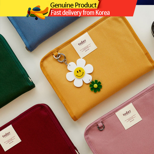 KOR A5 Canvas zipper Diary Set (6colors Cover + Weekly diary) 6Ring Planner Binder | Shopee ...