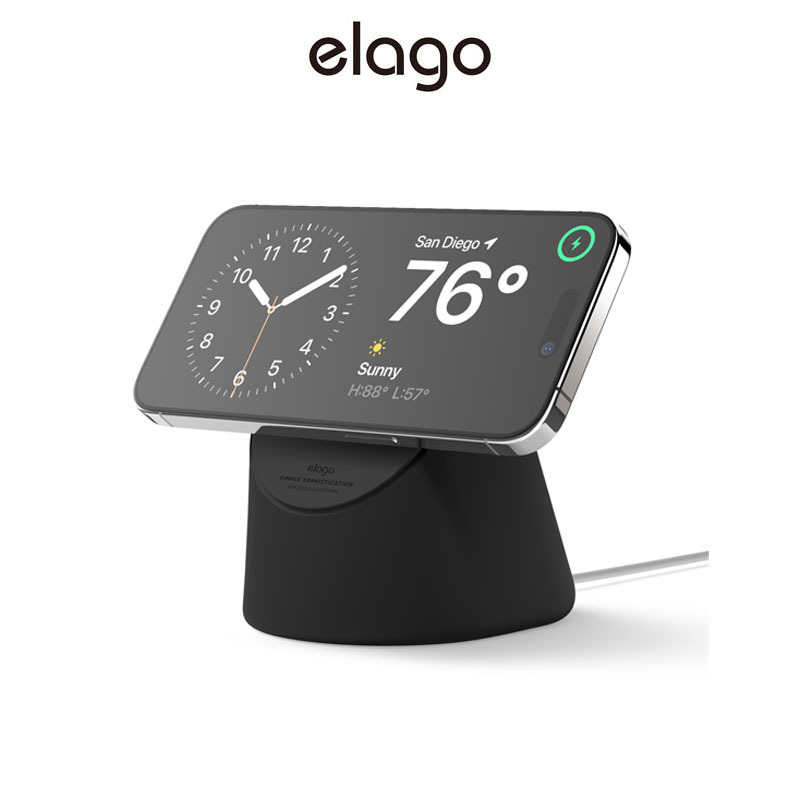 elago MS1 Charging Stand Compatible for MagSafe Charger, iPhone 16/15 ...