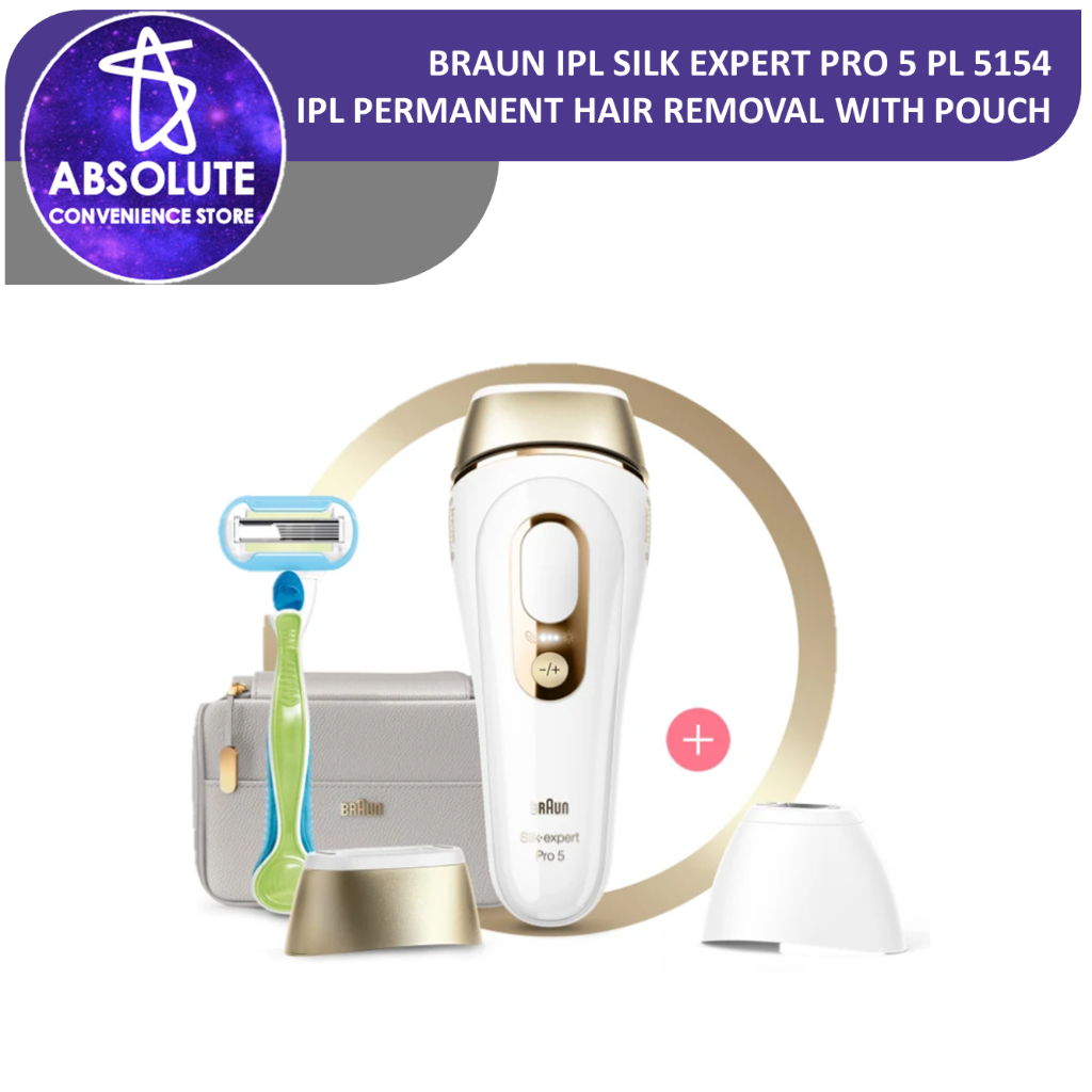 Braun IPL Silk expert Pro 5 PL 5152 IPL Permanent Hair Removal with ...