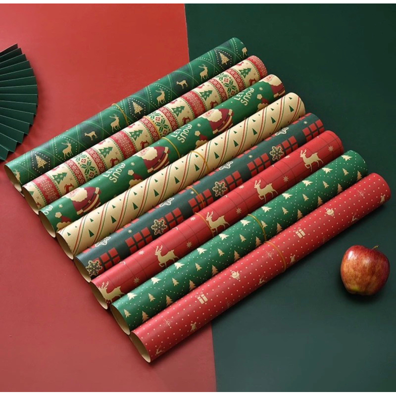 🇸🇬 SG SELLER🇸🇬 70X50cm Christmas Gift Wrapper/Gift Wrapping Paper ...