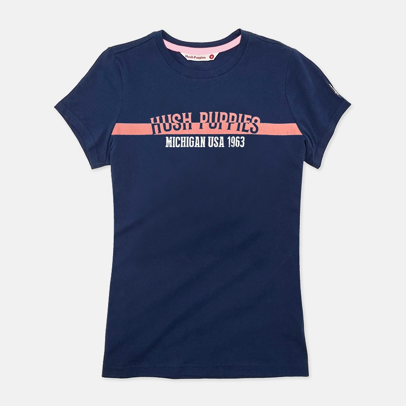Hush Puppies Ladies Round Neck Graphic Tee Cotton Mixed HLT368785 ...